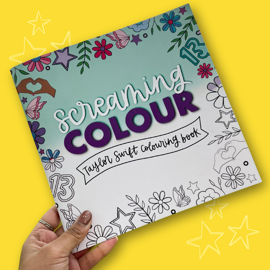 Taylor Swift Inspired Colouring Book - Screaming Colour – Letters to July